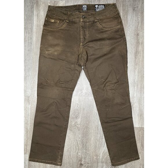 Kuhl | Jeans | Kuhl Kanvus Vintage Patina Dye Brown Canvas Jean Pants ...